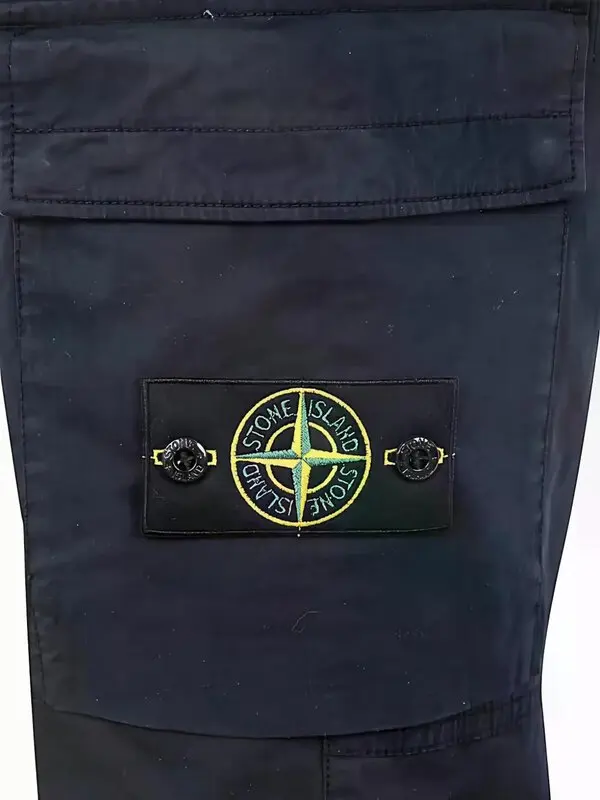Stone Island Cargo-pocket Trousers - Blue