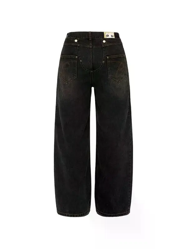 PUSHBUTTON Embellished Denim Jeans