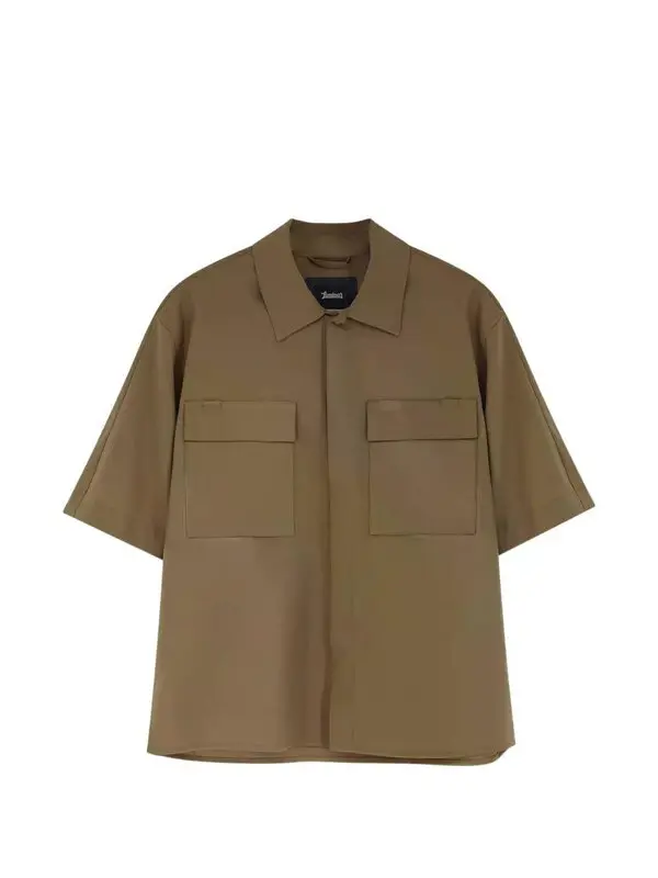 Herno Flap-pockets Pointed-collar Shirt