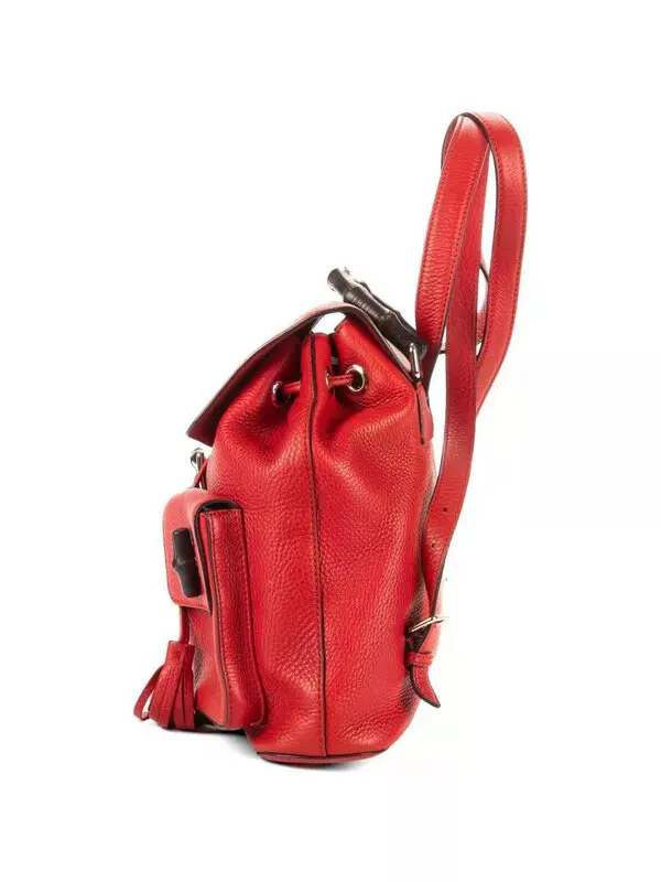 Gucci Flap Bamboo Backpack