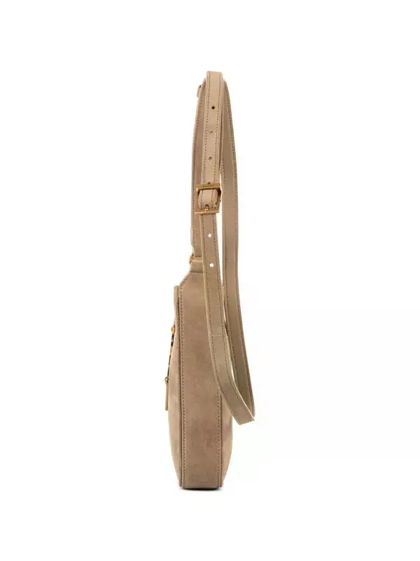 Saint Laurent Mini Le 5 A 7 Crossbody Bag - Neutrals