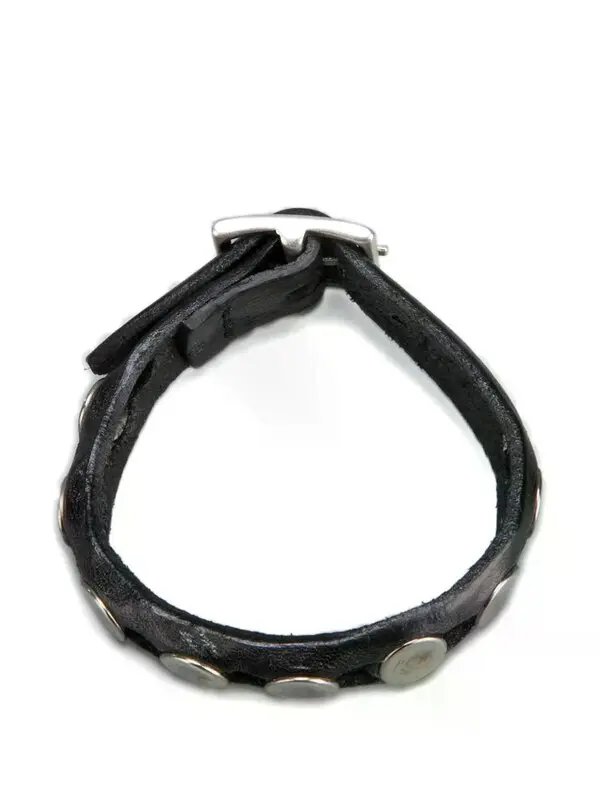 Orciani Studded Leather Bracelet
