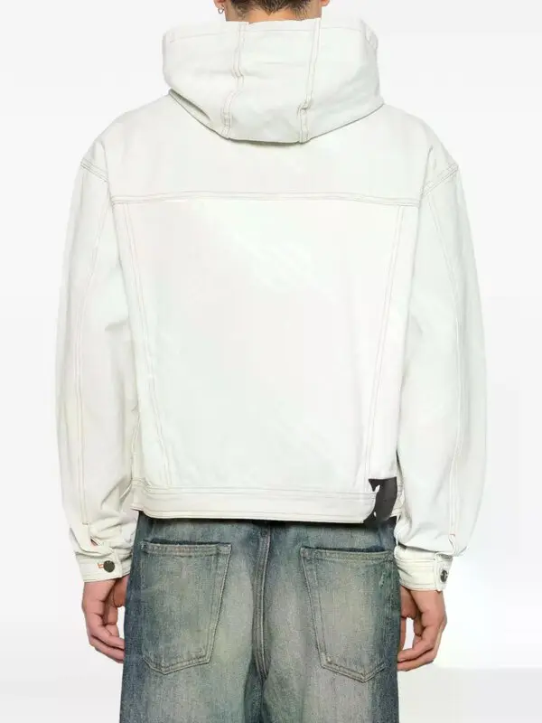 DAILY PAPER Hooded Patterned Jacket