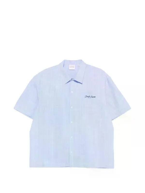 DAILY PAPER Striped Patch-pocket Shirt