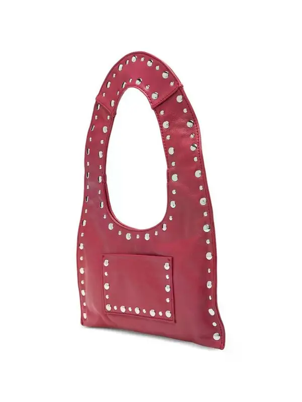 Gimaguas Mini Franca Studded Shoulder Bag - Red