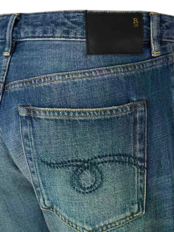 R13 Joan Flared Leg Jeans