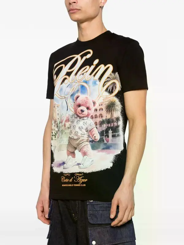 Philipp Plein Teddy-print T-shirt - Black