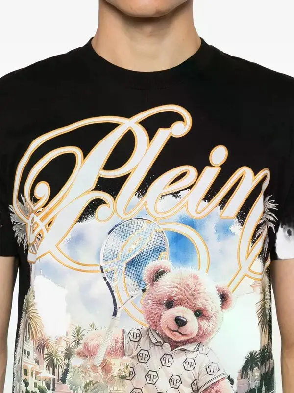 Philipp Plein Teddy-print T-shirt - Black