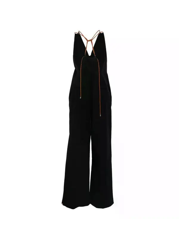 Plan C V-neck Wide Leg Jumpsuit