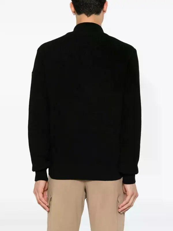 Paul & Shark Ribbed-knit Cardigan