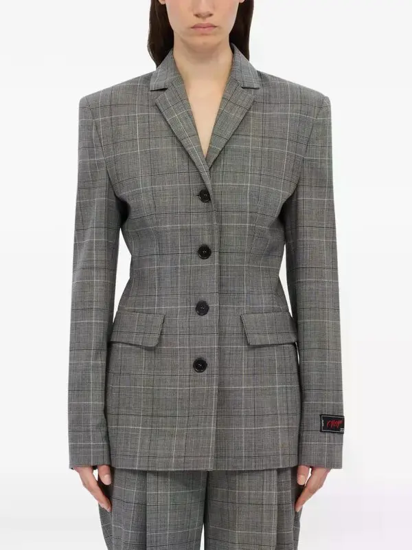 MSGM Checked Blazer