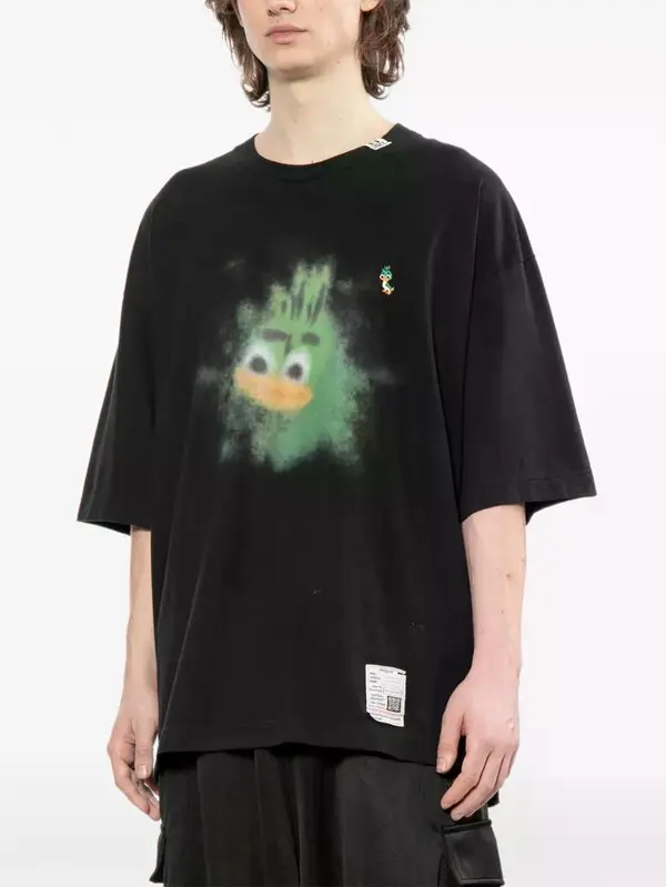 Mihara Yasuhiro Graphic-print T-shirt - Black