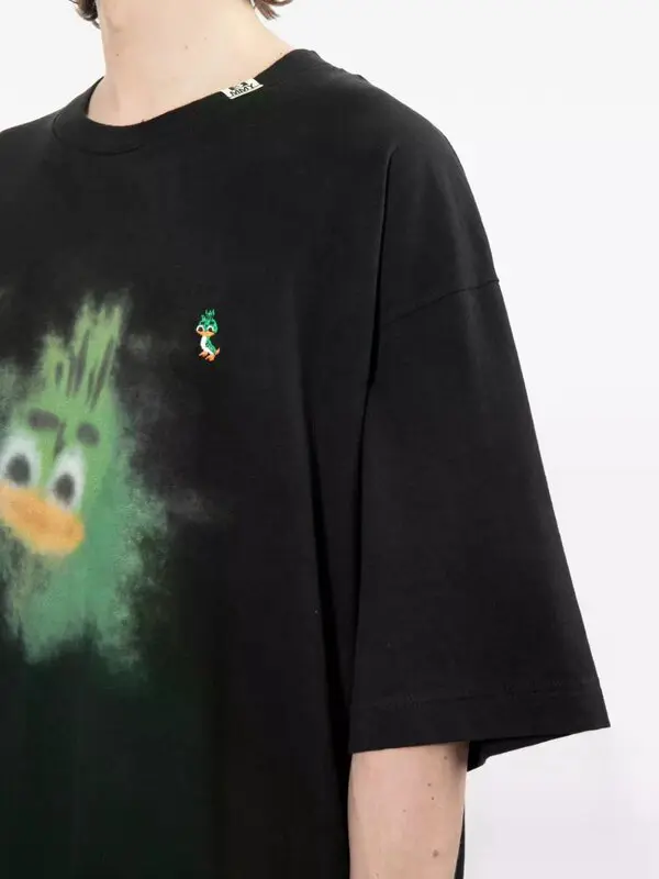Mihara Yasuhiro Graphic-print T-shirt - Black