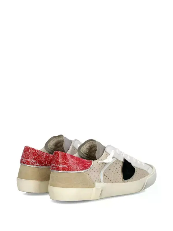 Philippe Model Panelled Perforated Sneakers