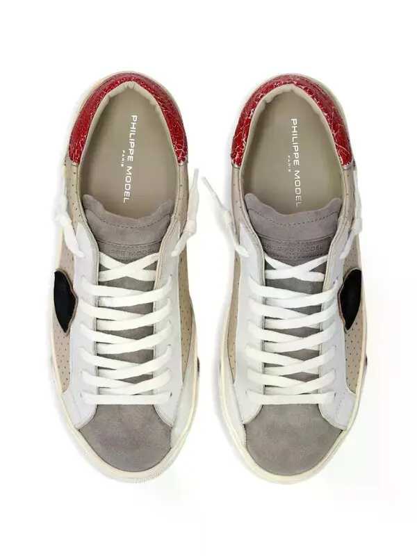 Philippe Model Panelled Perforated Sneakers