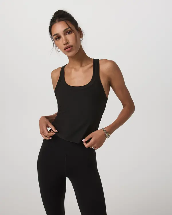 Vuori Energy Racerback Tank - Black