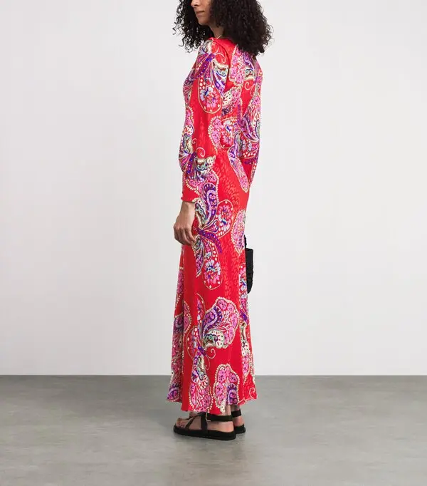 Rixo Cotton Floral Maxi Dress