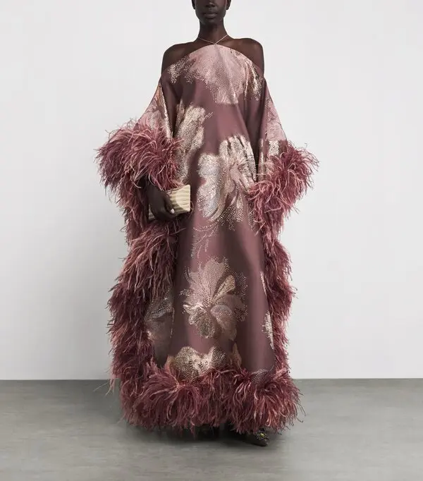TALLER MARMO Sza Sza Bloom Kaftan Maxi Dress