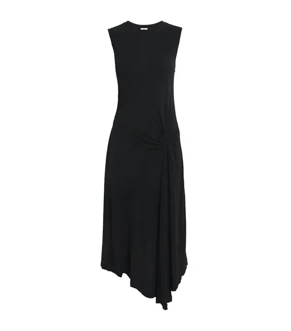 JOSEPH Jersey Cheikh Midi Dress - Black