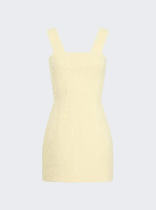 PATOU Fitted Mini Dress - Yellow