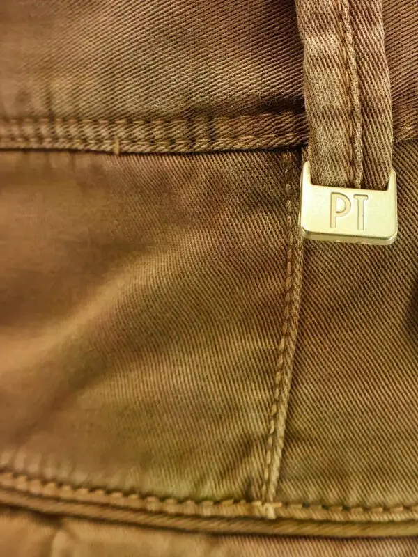 PT TORINO Michael Trousers With Charm - Brown