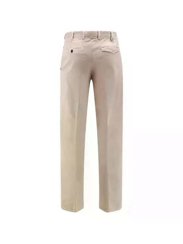 PT TORINO Belt-loops Double-pocket Trousers - Neutrals