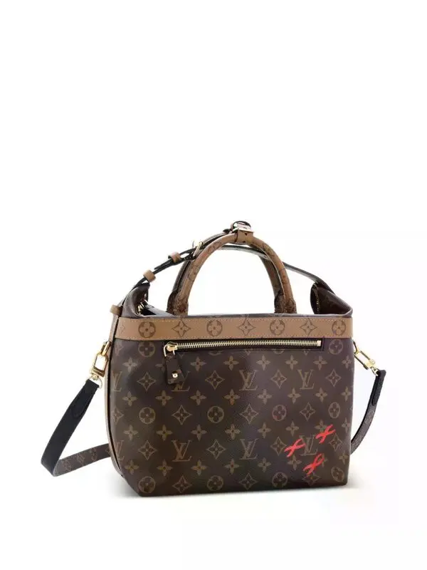 LOUIS VUITTON City Cruiser Handbag Reverse Monogram Canvas Pm - Brown