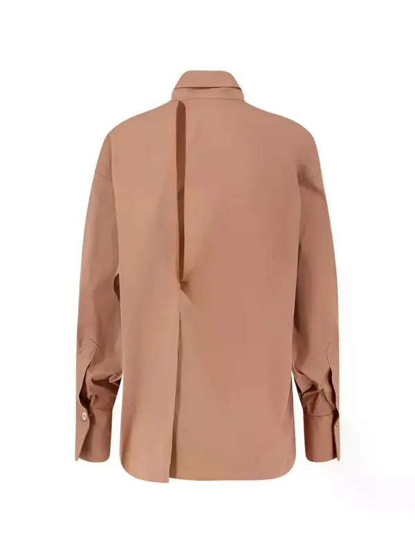 SEMICOUTURE Button Cut-out Shirt