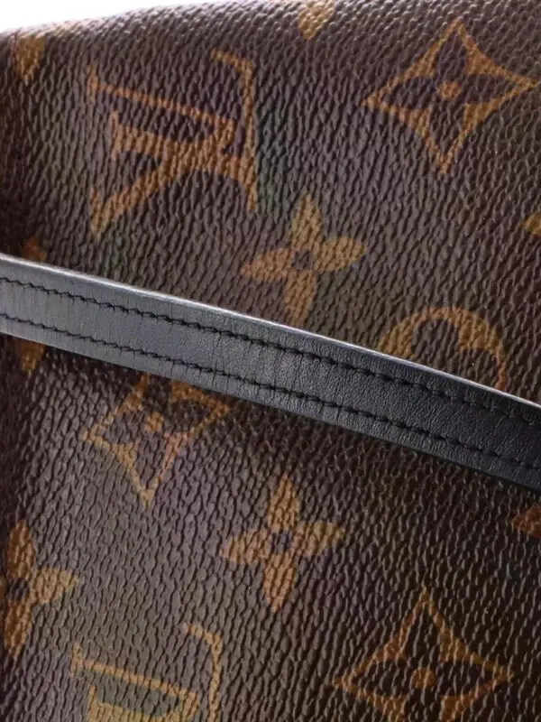 LOUIS VUITTON Double Zip Pochette Reverse Monogram Giant Clutch Bag