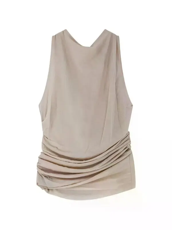 Soeur Irina Draped Top - Neutrals
