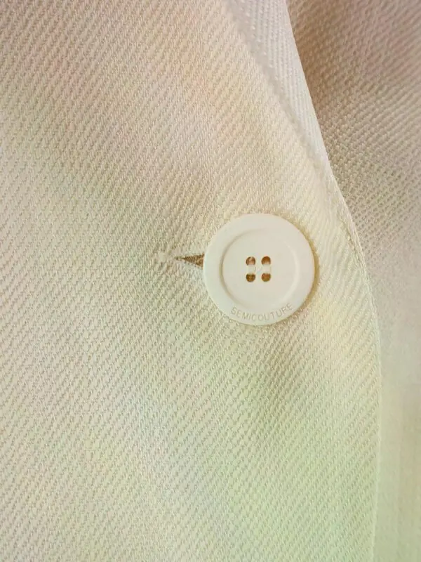 SEMICOUTURE Two-button Blazer With Flap Pockets