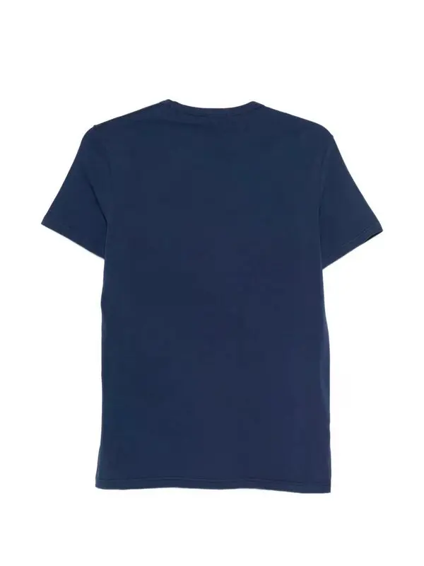 Kiton Logo-embroidered T-shirt