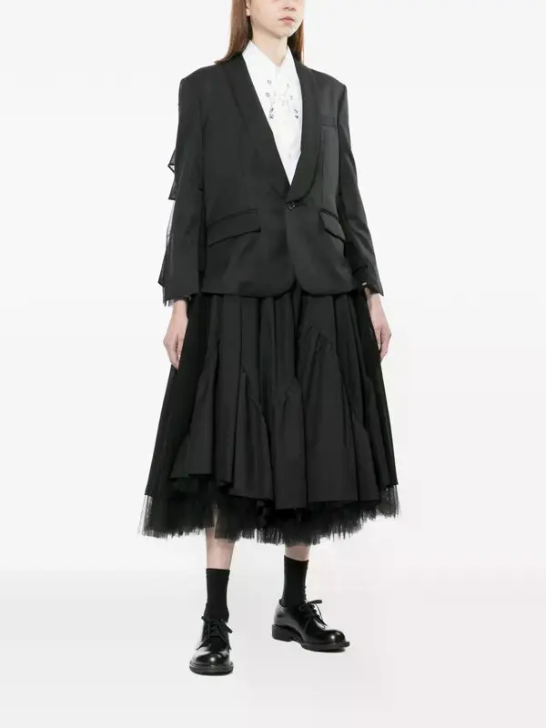 Noir Kei Ninomiya Ruffled Skirt
