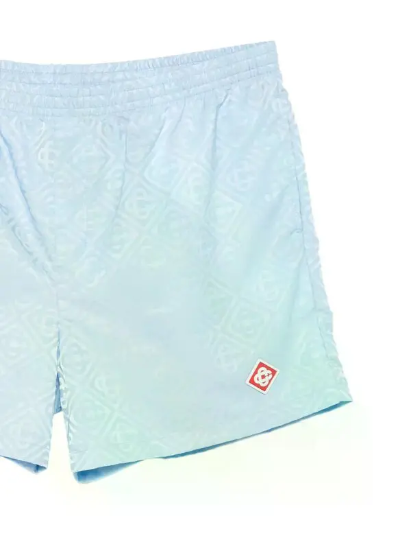 Casablanca Logo-jacquard Swim Shorts