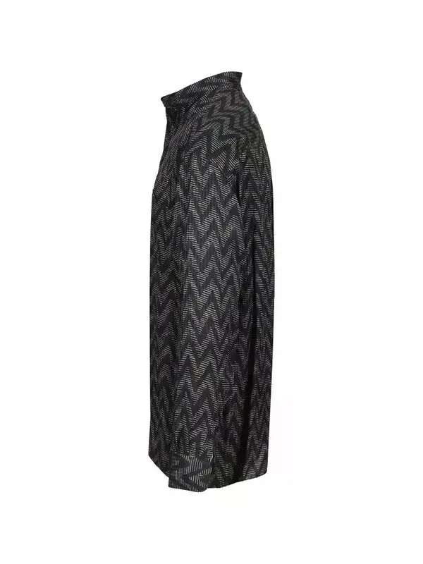 Giorgio Armani Zigzag Buttoned Shirt