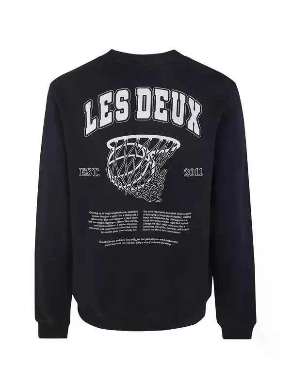 LES DEUX Brady Hoop Crewneck Sweatshirt