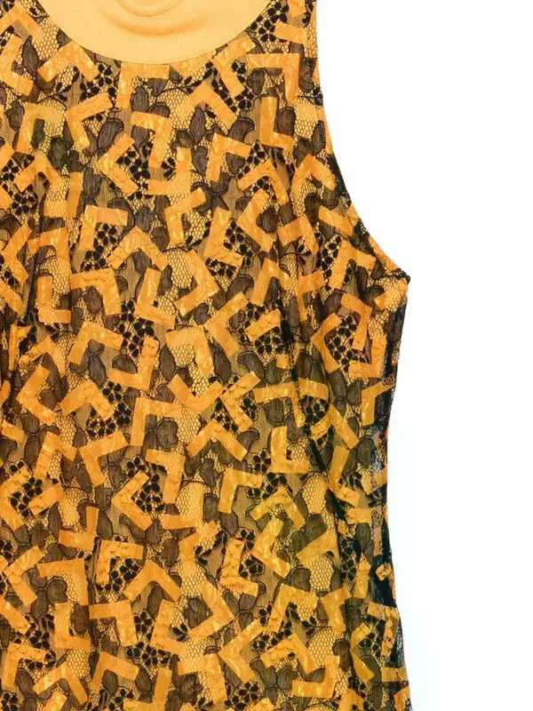 Versace 2010s High-neck Dress