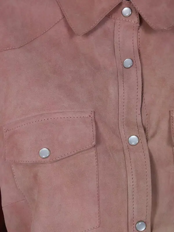 SALVATORE SANTORO Buttoned Suede Shirt