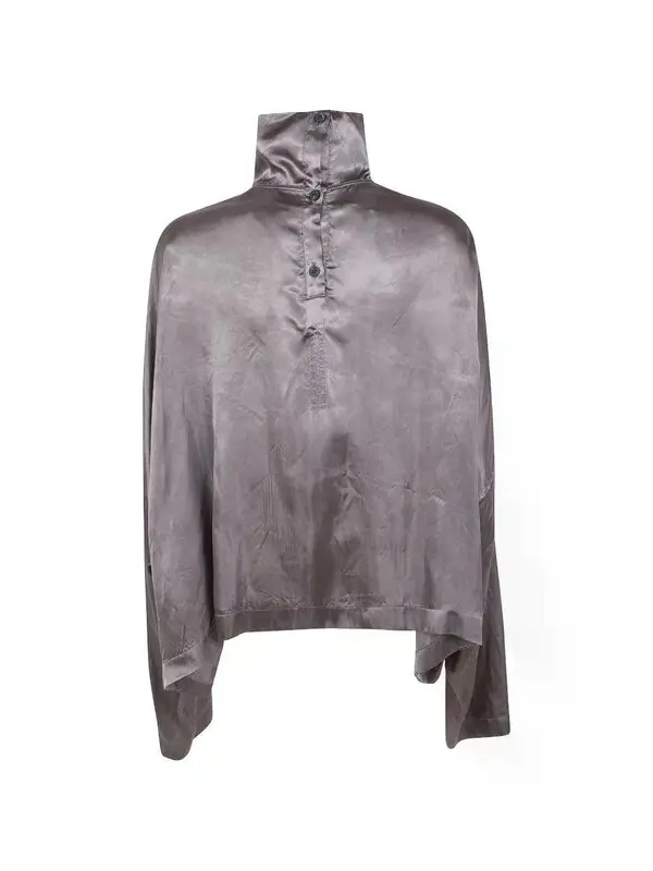 Rick Owens High-neck Blouse - Grey