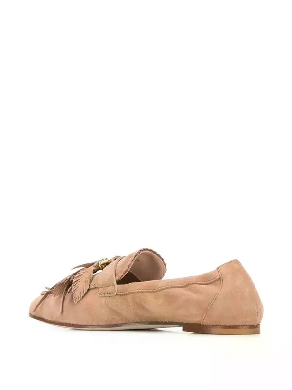 TOD'S Leather Loafers - Neutrals