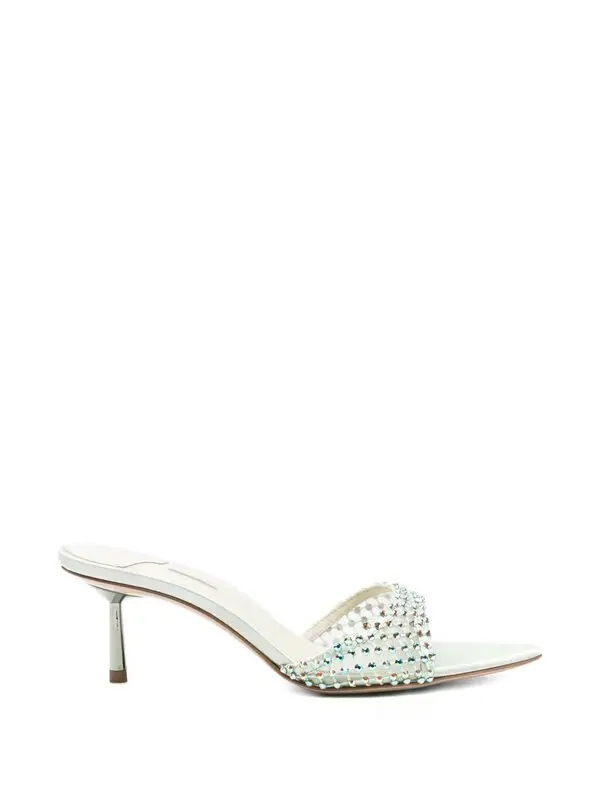 LE SILLA Embellished Strap Pointed Toe Sandals