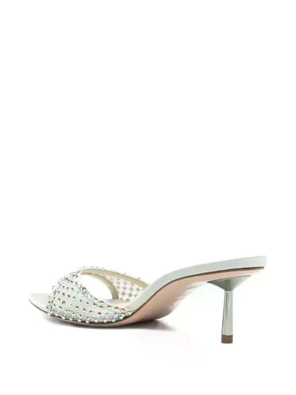 LE SILLA Embellished Strap Pointed Toe Sandals