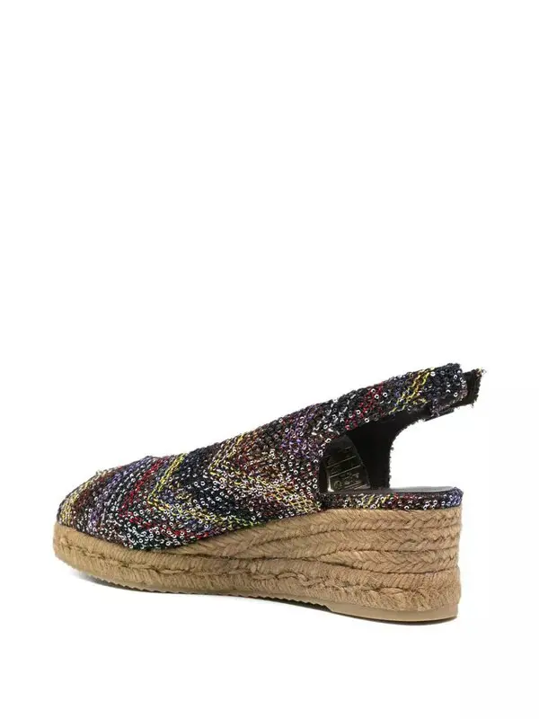 Missoni Open-toe Slingback Platform Sandals