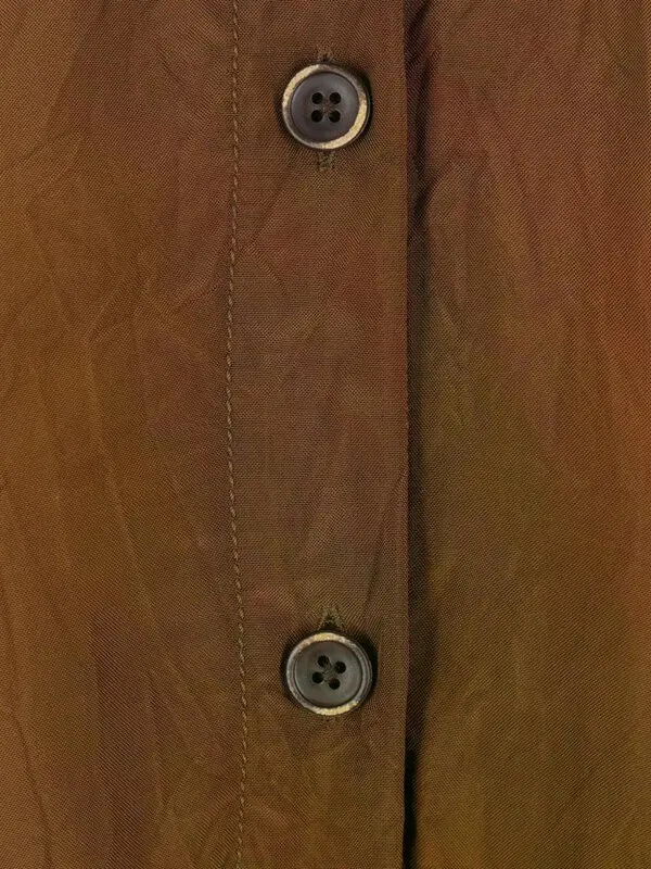 UMA WANG Button-front Coat With Gathered Detailing