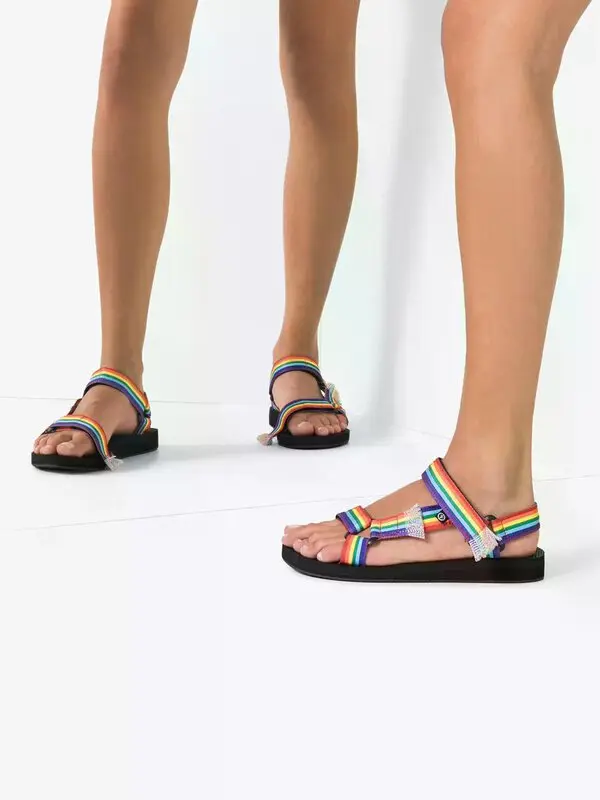 ARIZONA LOVE Rainbow Trekky Ribbon Sandals