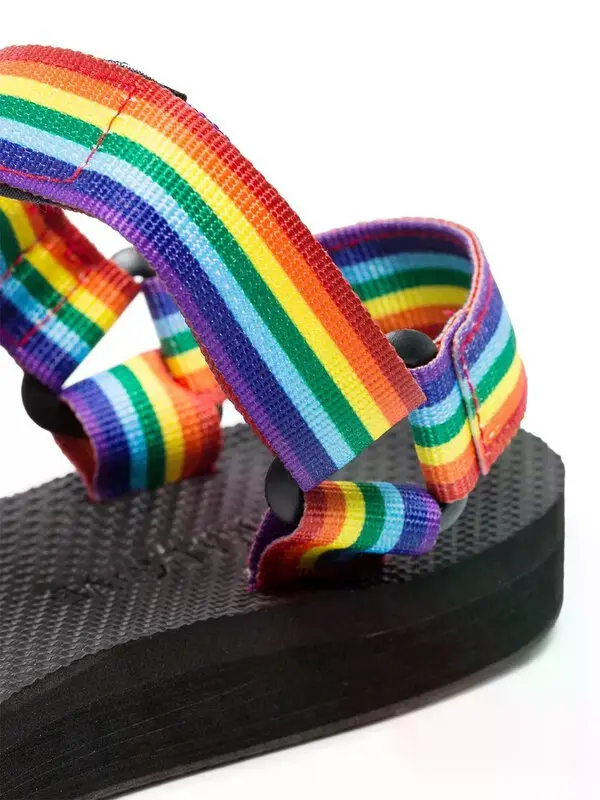 ARIZONA LOVE Rainbow Trekky Ribbon Sandals