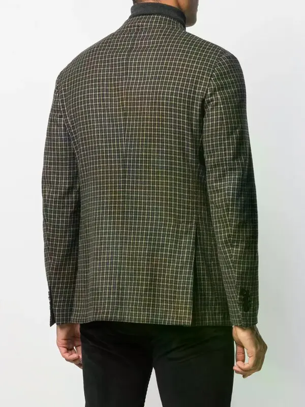 THE GIGI Single-breasted Checked Blazer