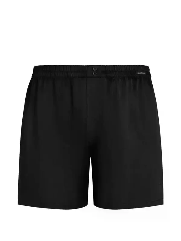 Dolce & Gabbana Silk Boxers - Black