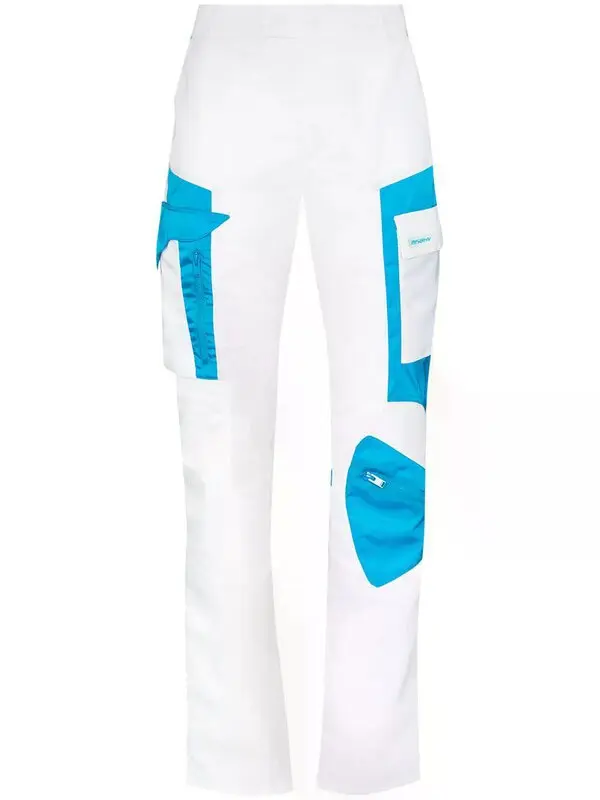 MISBHV The Technical Color-block Performance Trousers - White