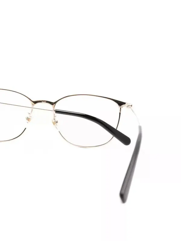 Montblanc Square-frame Eyeglasses - Gold